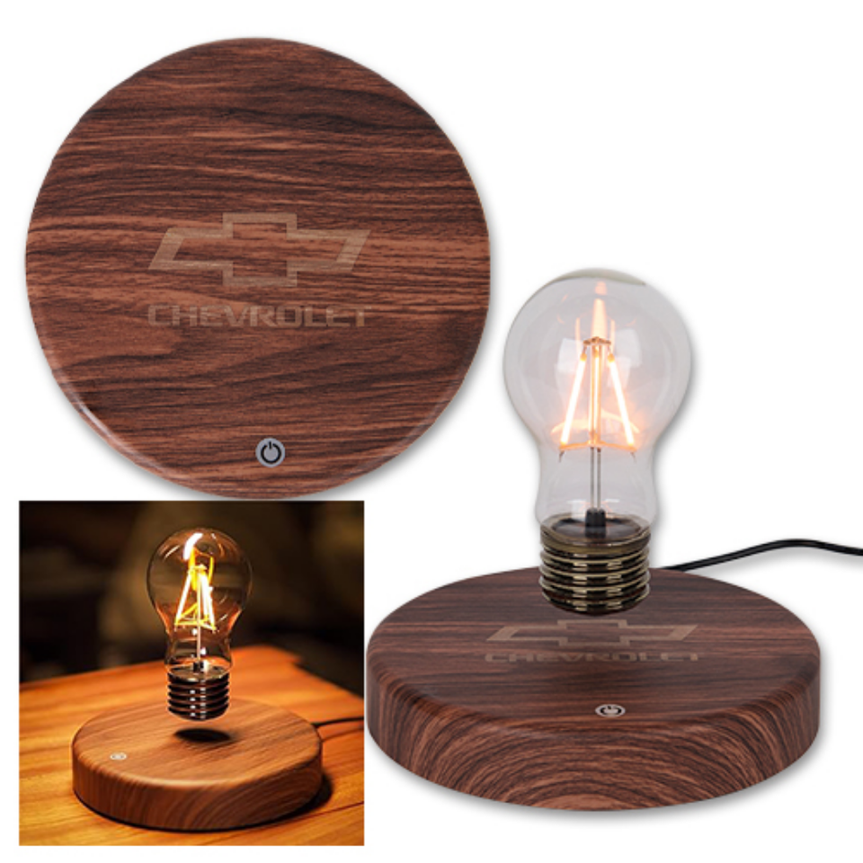 Bowtie Chevrolet Levitating Light Bulb | Corvette Store Online