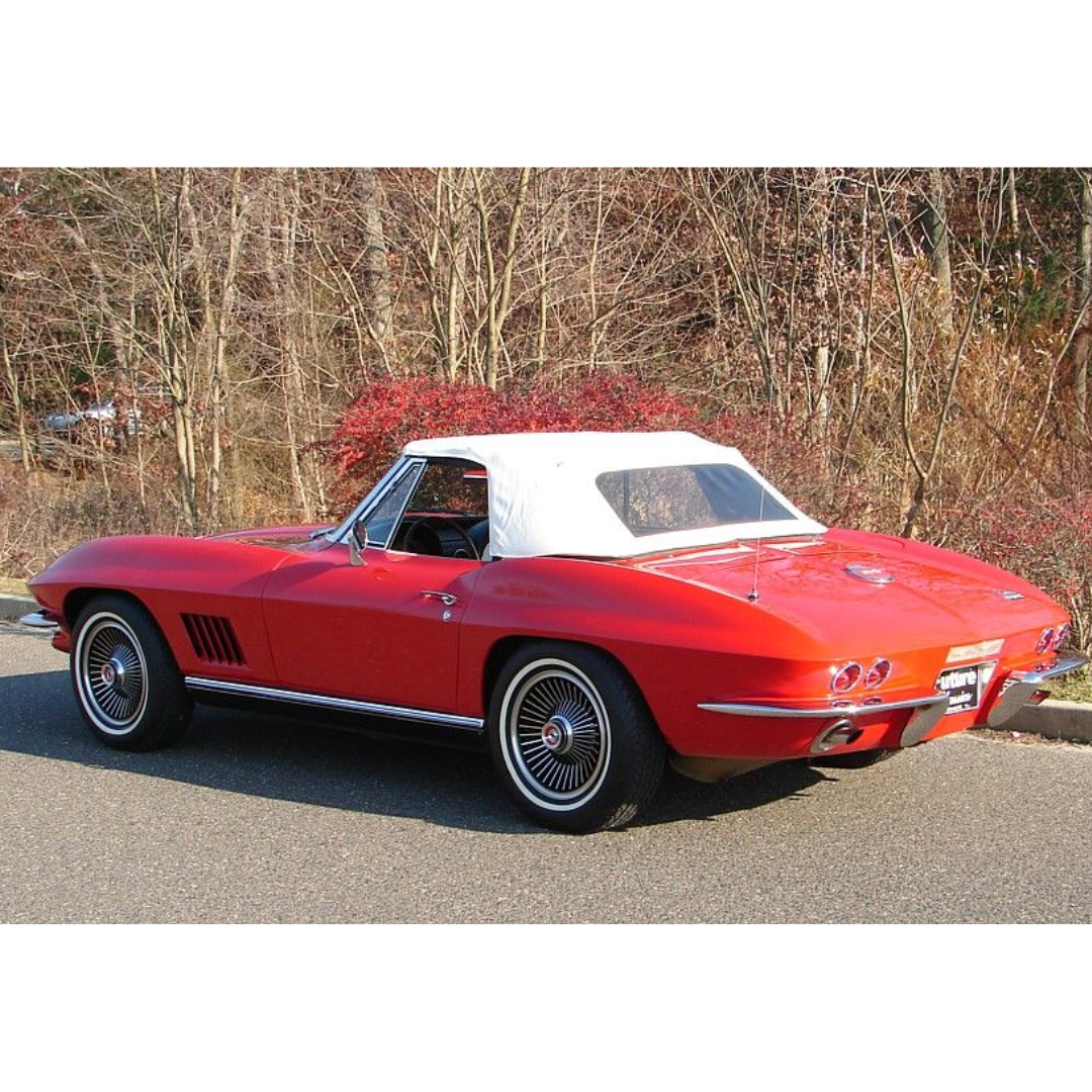 C3 1968-1975 Corvette Sting Ray Convertible Top with Plastic Window