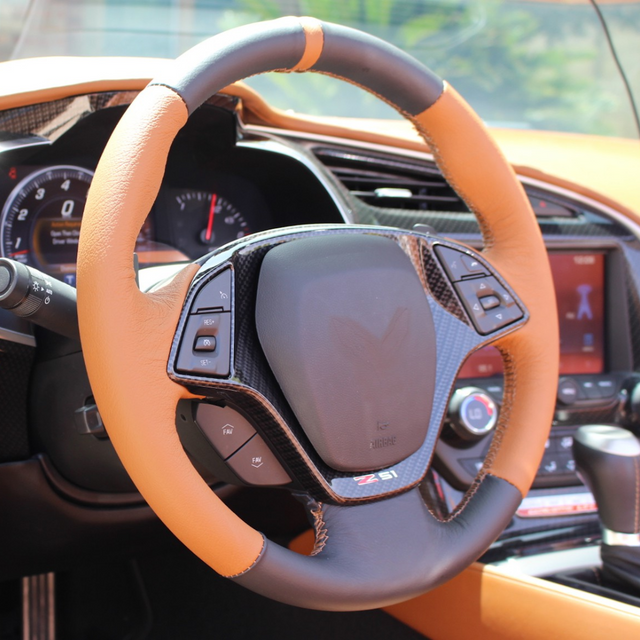 C7 2014-19 Corvette Steering Wheel Covers | Corvette Store Online