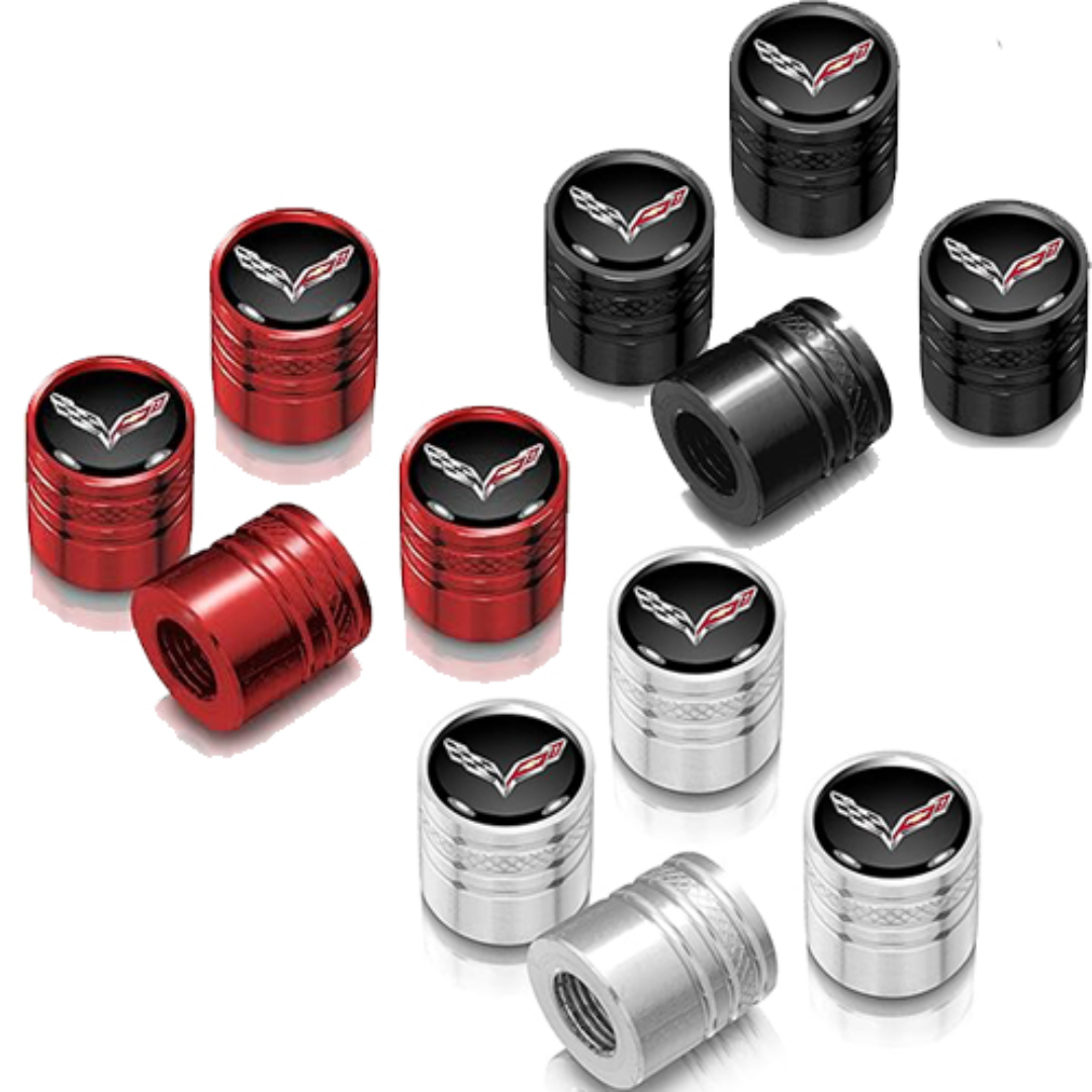 C7 Corvette Valve Stem Caps | Corvette Store Online