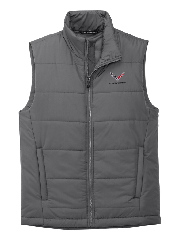 C7 Corvette Embroidered Puffer Vest | Corvette Store Online