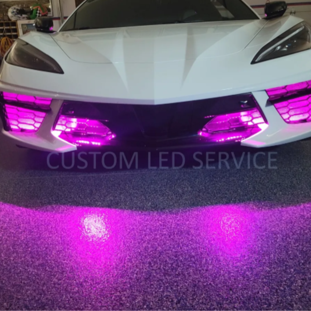 C8 2020-2026 Corvette Stingray Coupe Exterior Custom LED Light Kit