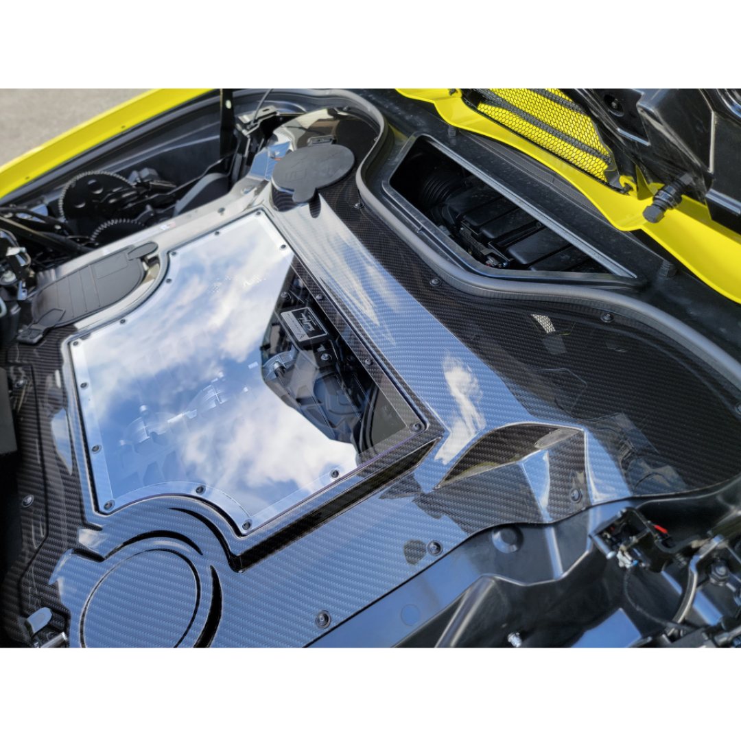 C8 Corvette HTC Engine Cover Color Matched | Corvette Store Online
