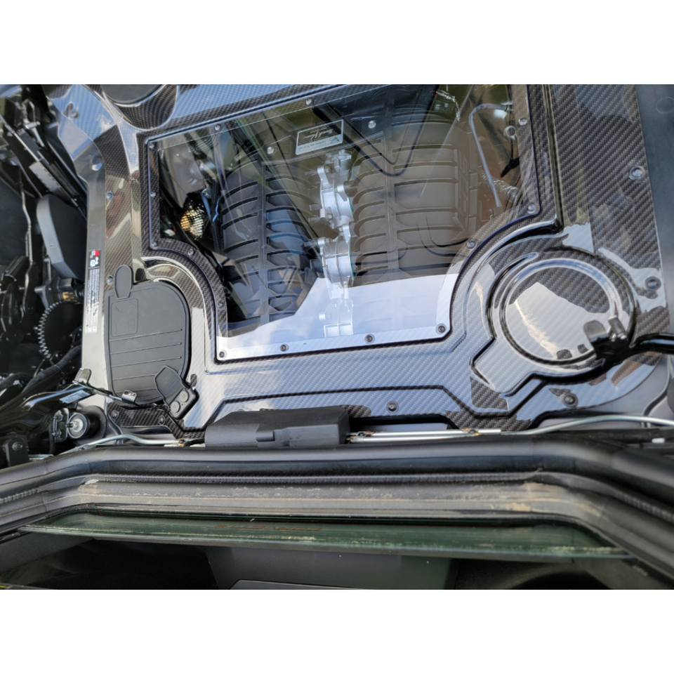 C8 Corvette HTC Engine Cover Color Matched | Corvette Store Online