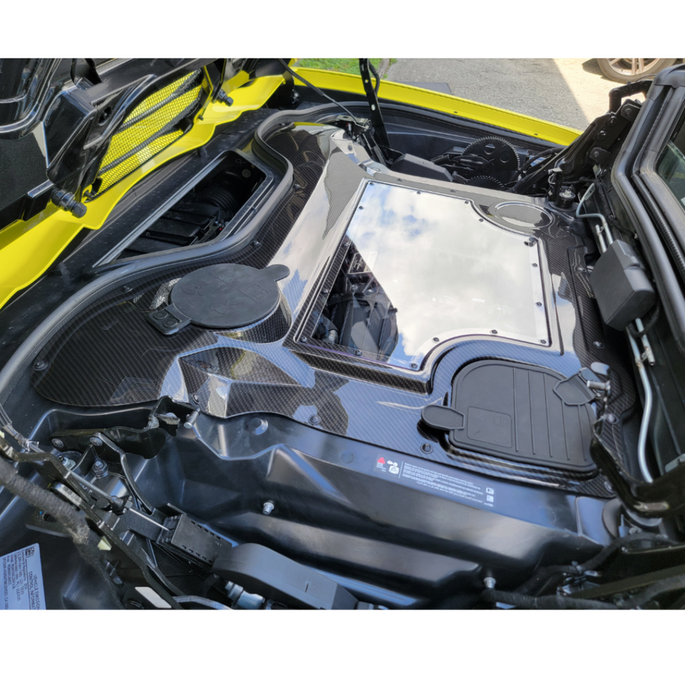 C8 Corvette HTC Engine Cover (Carbon) | Corvette Store Online