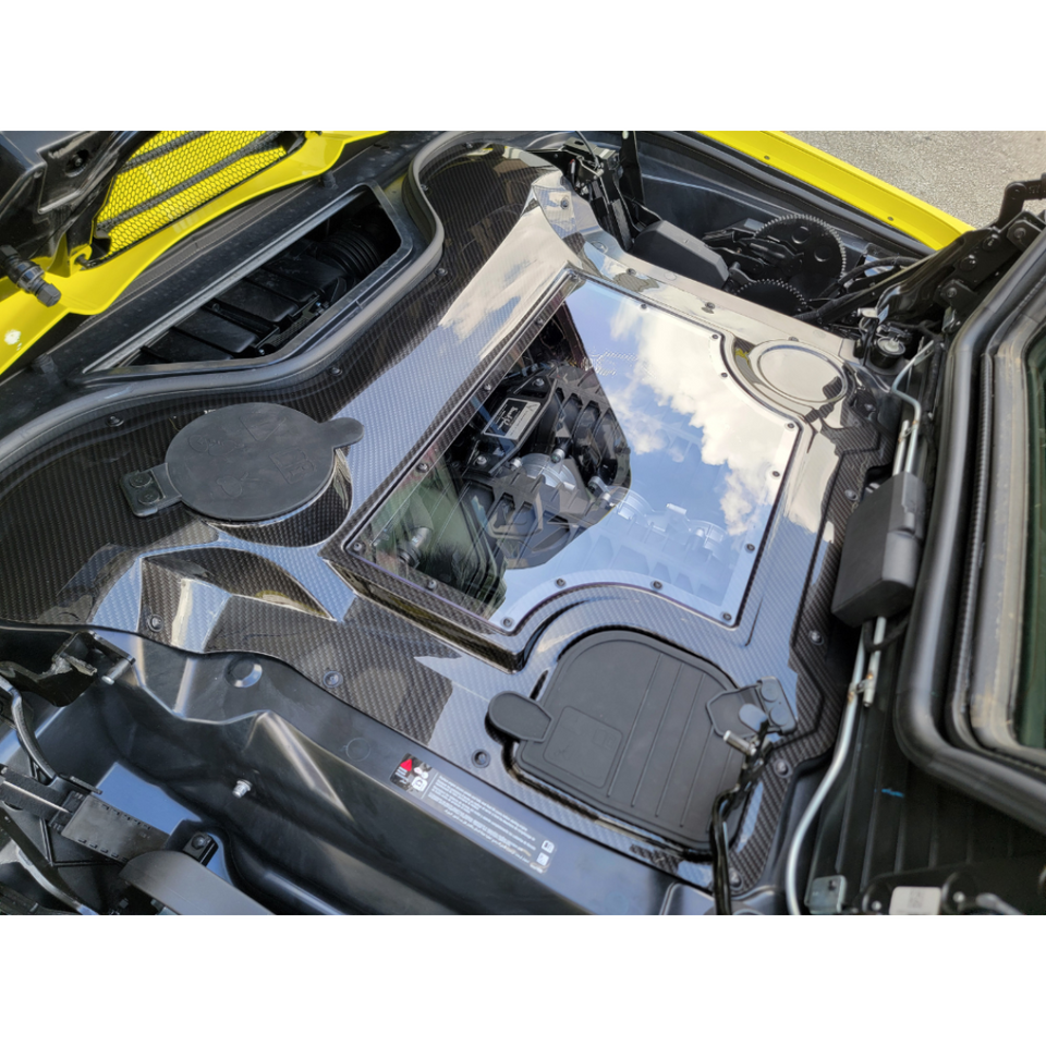 C8 Corvette HTC Engine Cover Color Matched | Corvette Store Online