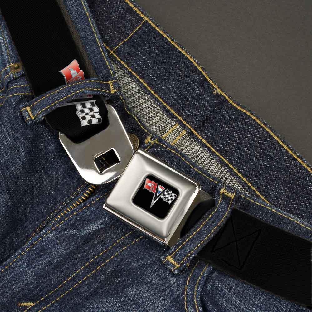 Corvette Stingray C2 Emblem Seatbelt Belt | Corvette Store Online