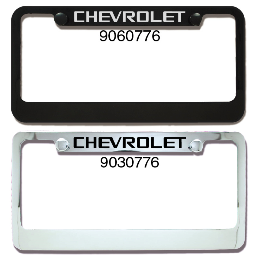 Chevrolet Engraved License Plate Frame | Corvette Store Online