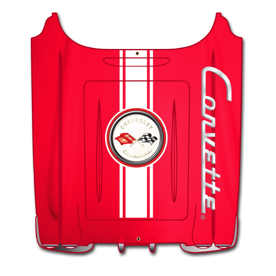 Corvette C1 Car Hood Wall Decor | Corvette Store Online