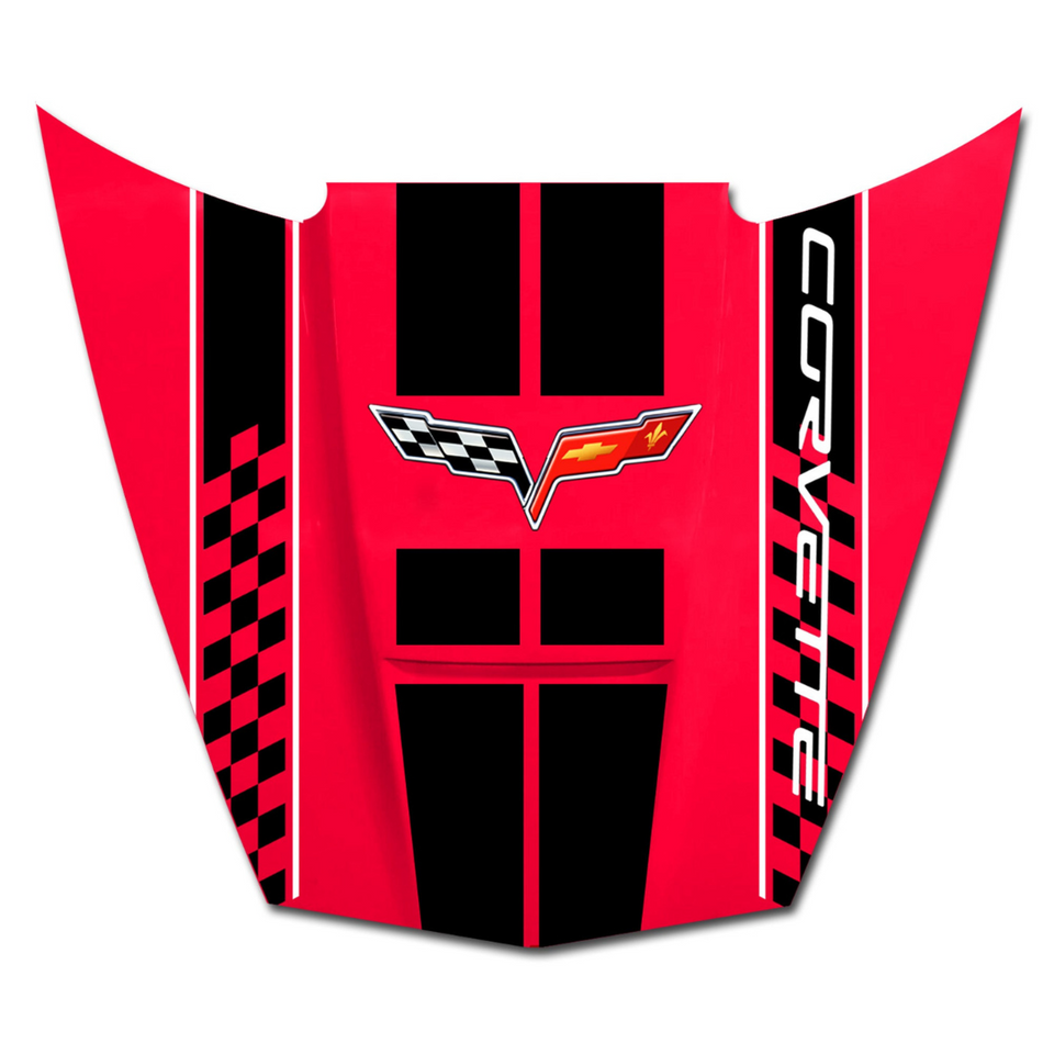 Corvette C6 Car Hood Wall Decor | Corvette Store Online