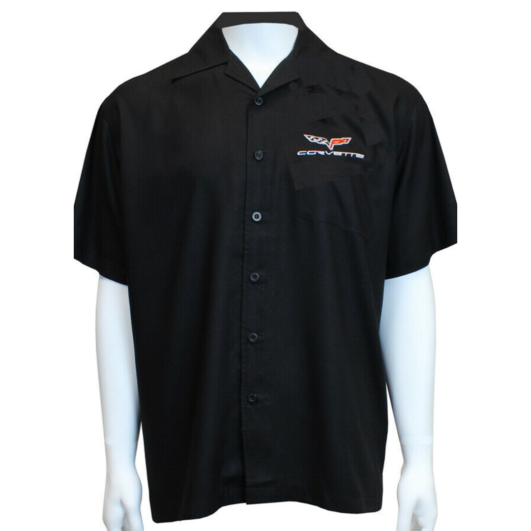 Corvette C6 Embroidered Button Down Shirt | Corvette Store Online