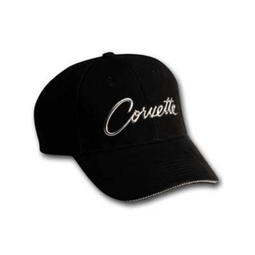 Corvette C2 Liquid Metal Black Hat / Cap | Corvette Store Online