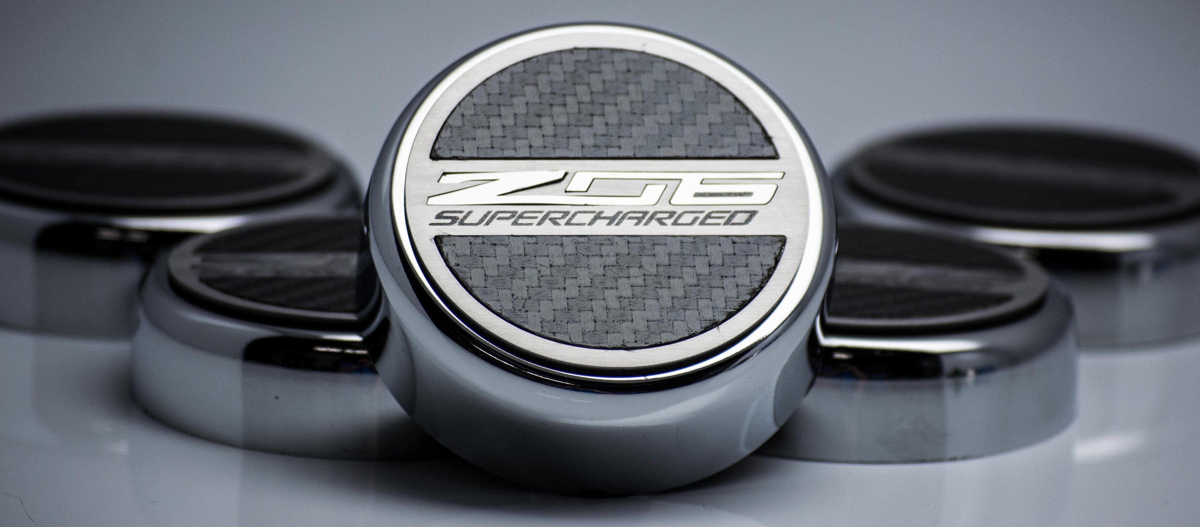 C7 Corvette 'Z06 SUPERCHARGED' Fluid Cap Cover | Corvette Store Online