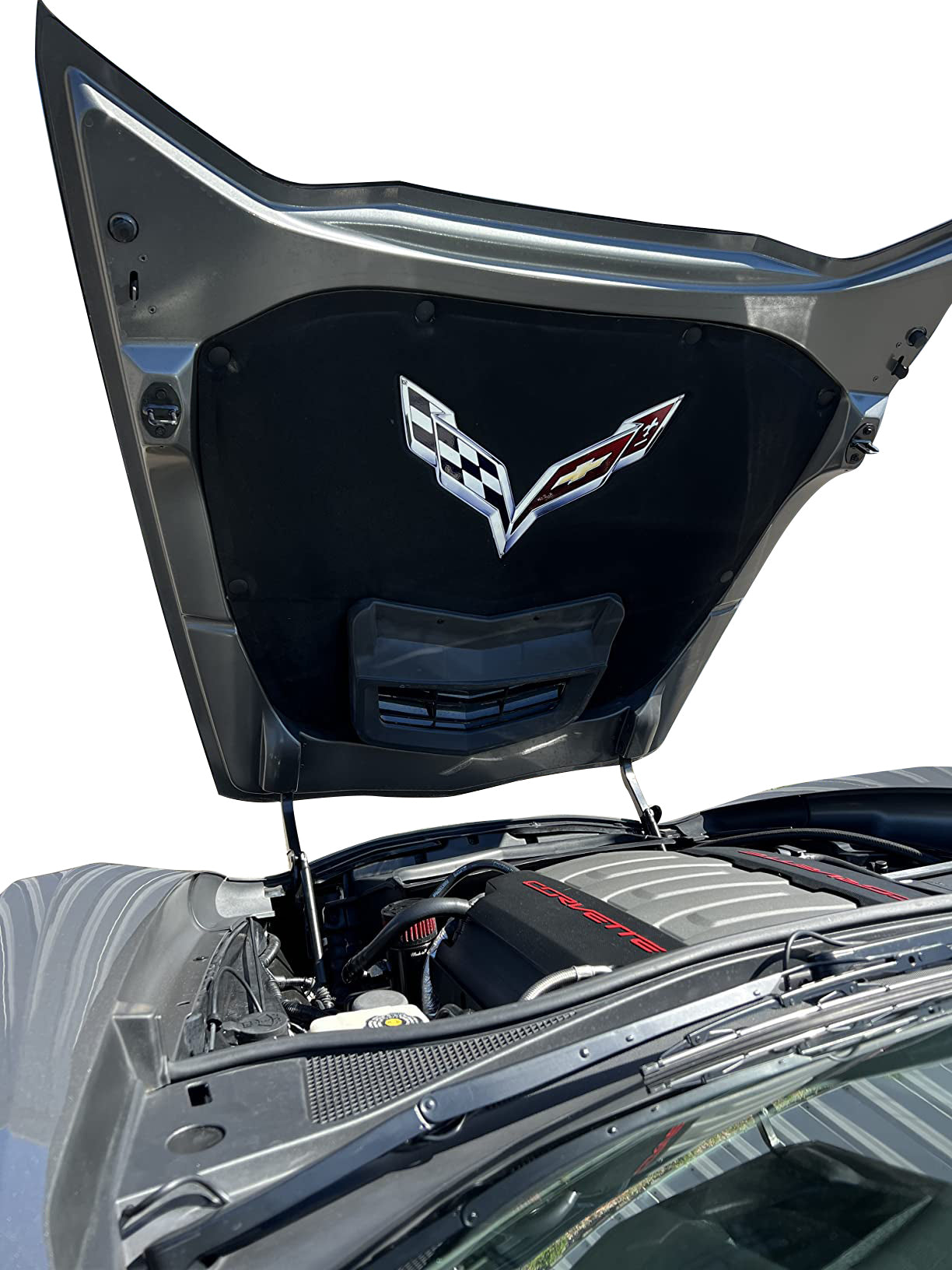 C7 Corvette Underhood Liner Emblem | Corvette Store Online