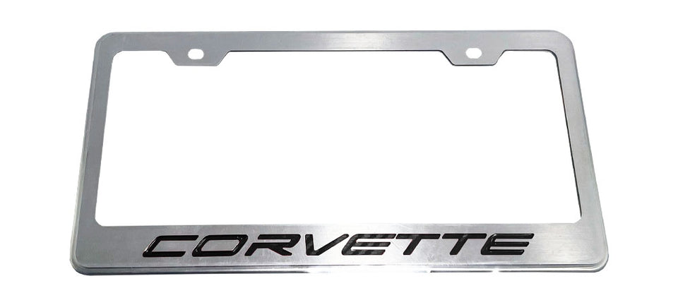 Corvette License Plate Frames | Corvette Store Online