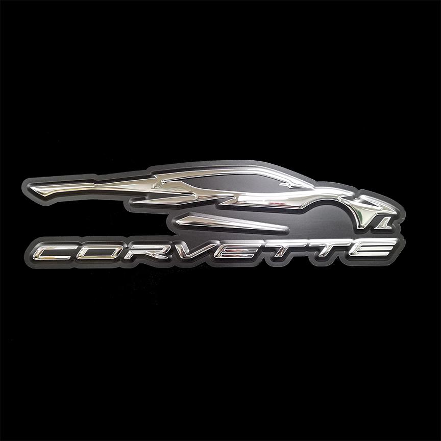 Corvette C8 Gesture Metal Sign | Corvette Store Online