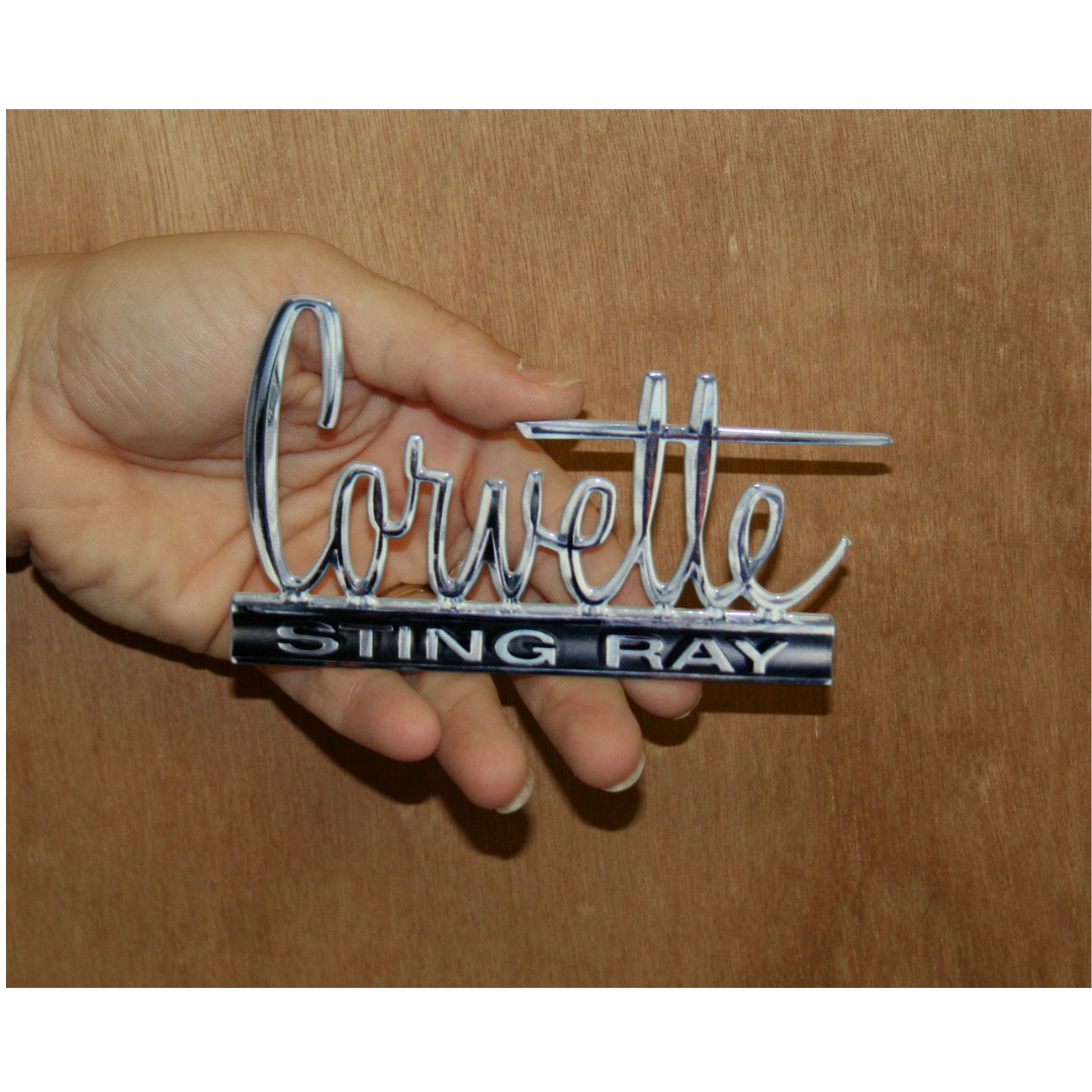 C2 Corvette Stingray Emblem Steel Sign | Corvette Store Online