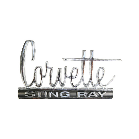 C2 Corvette Stingray Emblem Steel Sign | Corvette Store Online