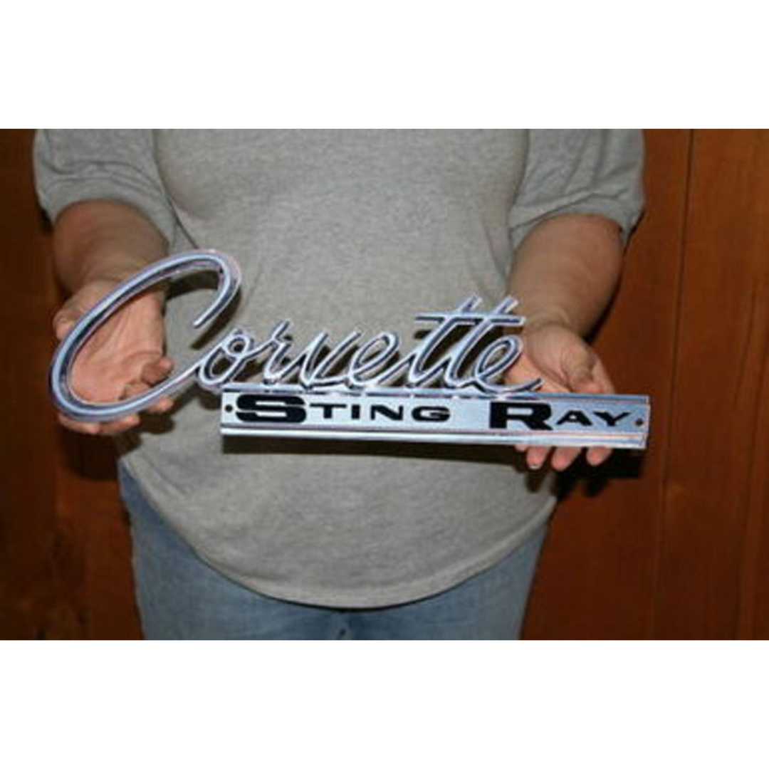 C2 Corvette Stingray Emblem Steel Sign | Corvette Store Online