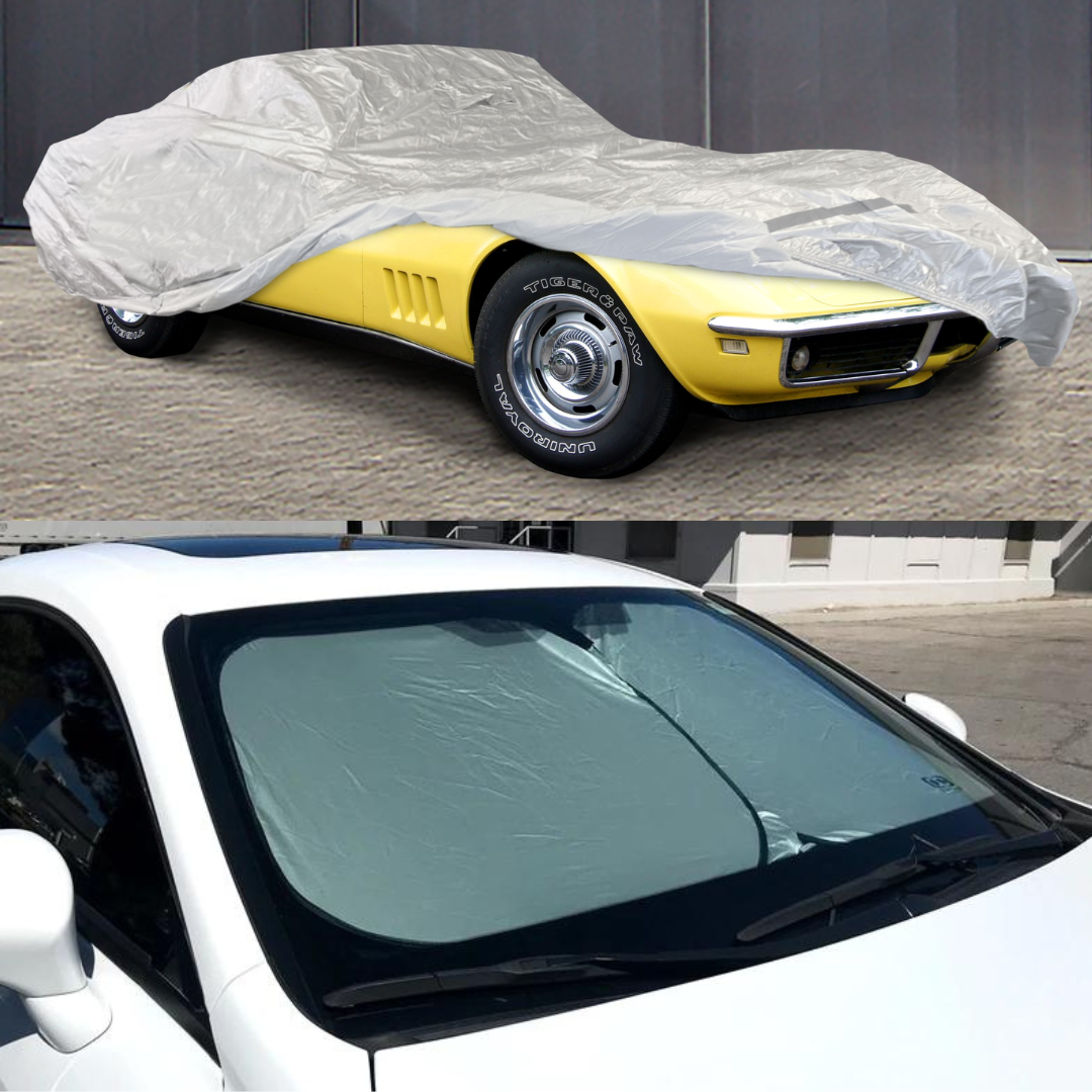 C3 Corvette Car Cover and OC Sun Shade Bundle | Corvette Store Online