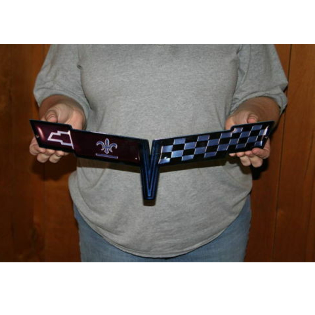 C3 Corvette Emblem Steel Sign (1981) | Corvette Store Online