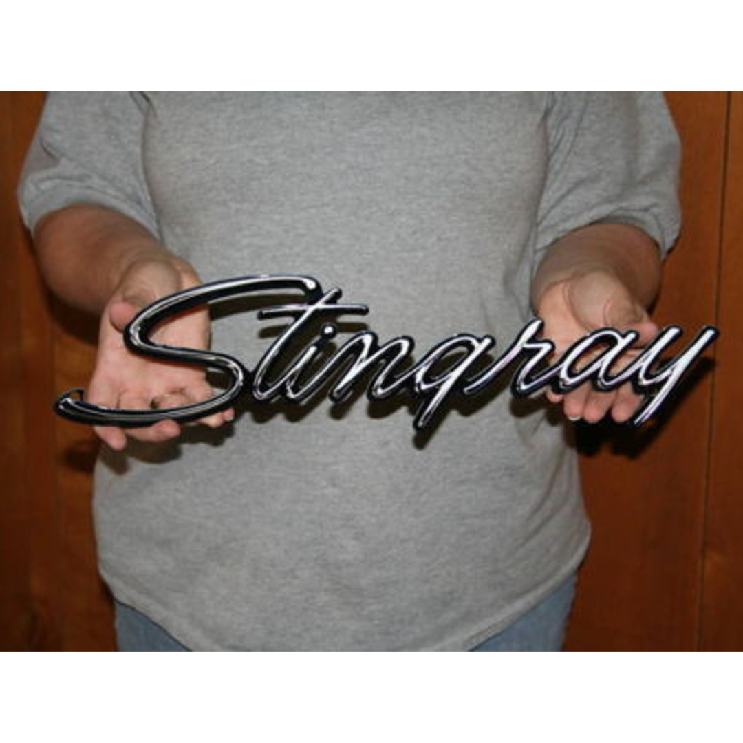 C3 Corvette Stingray Script Emblem Steel Sign | Corvette Store Online