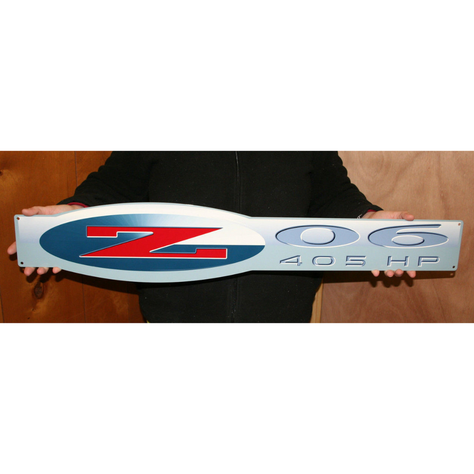 C5 Corvette Z06 Emblem Steel Sign | Corvette Store Online
