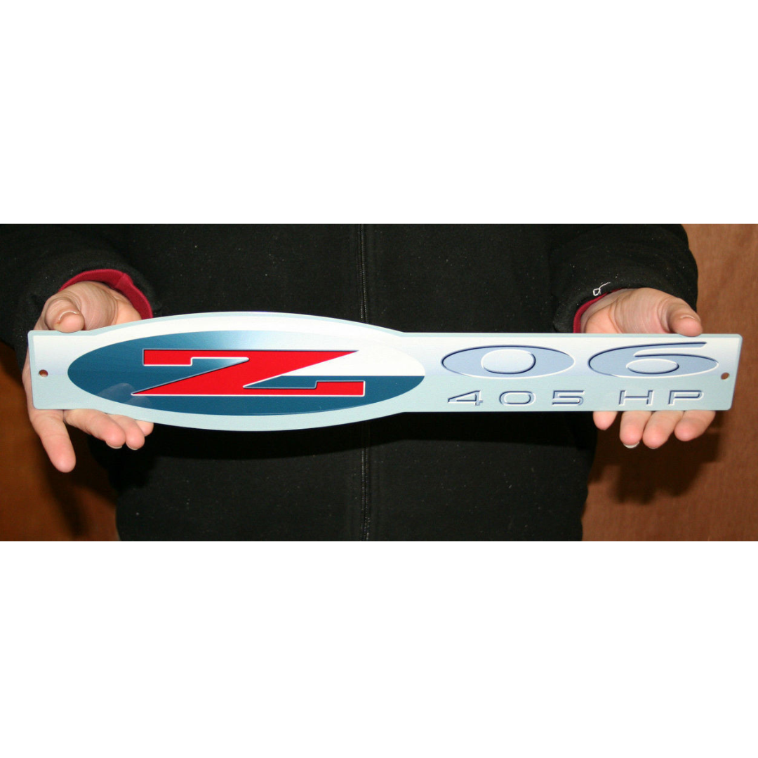 C5 Corvette Z06 Emblem Steel Sign | Corvette Store Online