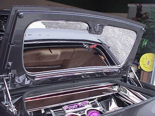 C5 & Z06 Corvette Trunk Lid Liner Polished | Corvette Store Online