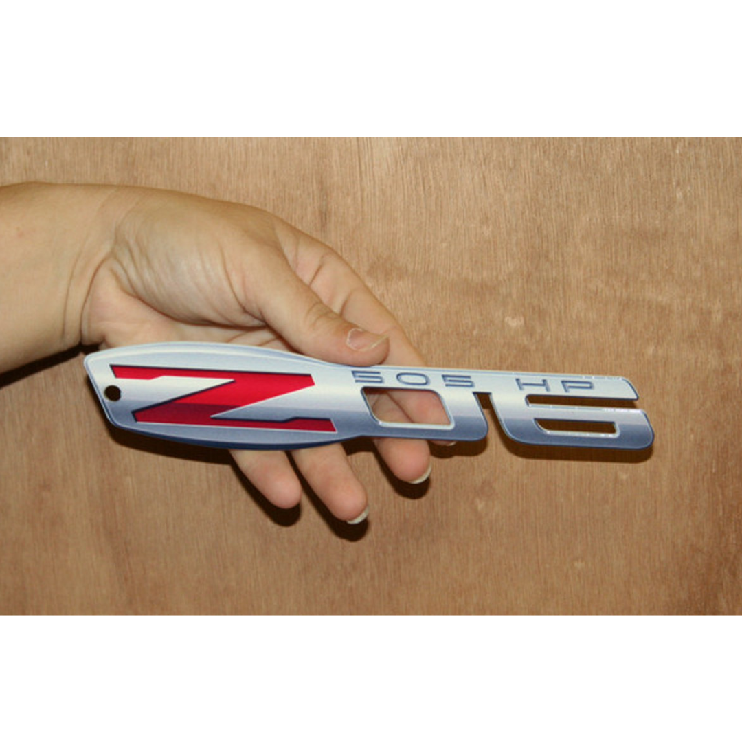 C6 Corvette Z06 Emblem Steel Sign | Corvette Store Online