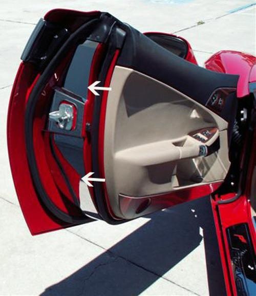 C6 Corvette Door Jam Kit for Lambo Style Doors | Corvette Store Online