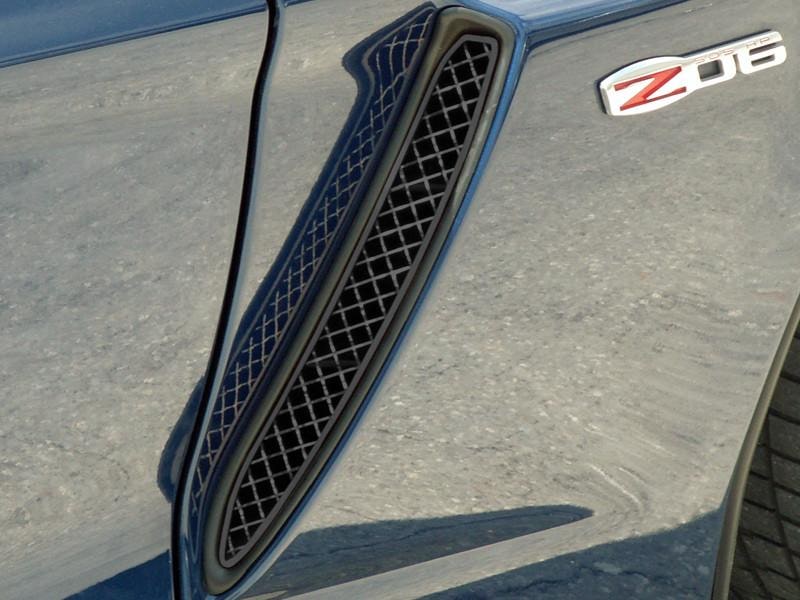 C6 Corvette Side Vent Grills "Blakk Stealth" | Corvette Store Online