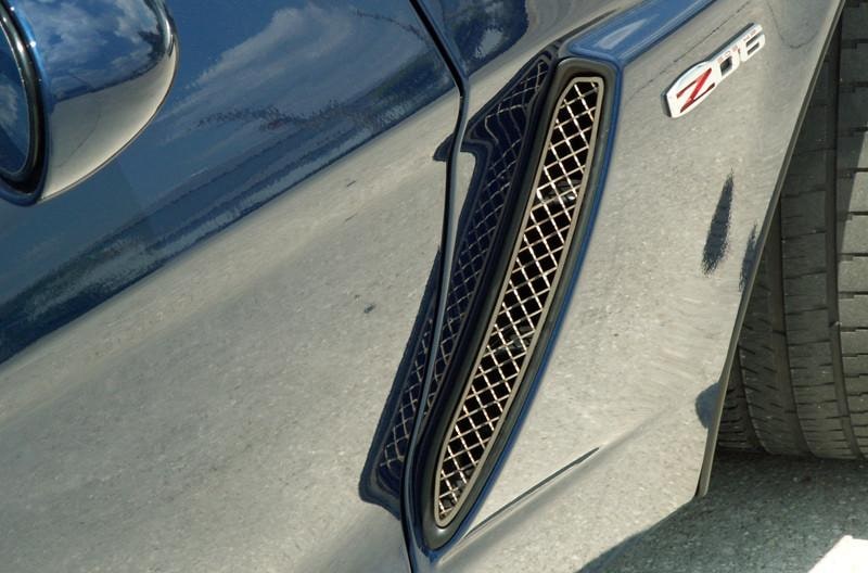 C6 Corvette Z06 Side Vent Grilles Polished | Corvette Store Online
