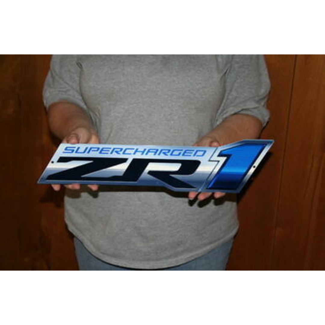 C6 Corvette ZR1 Emblem Steel Sign | Corvette Store Online