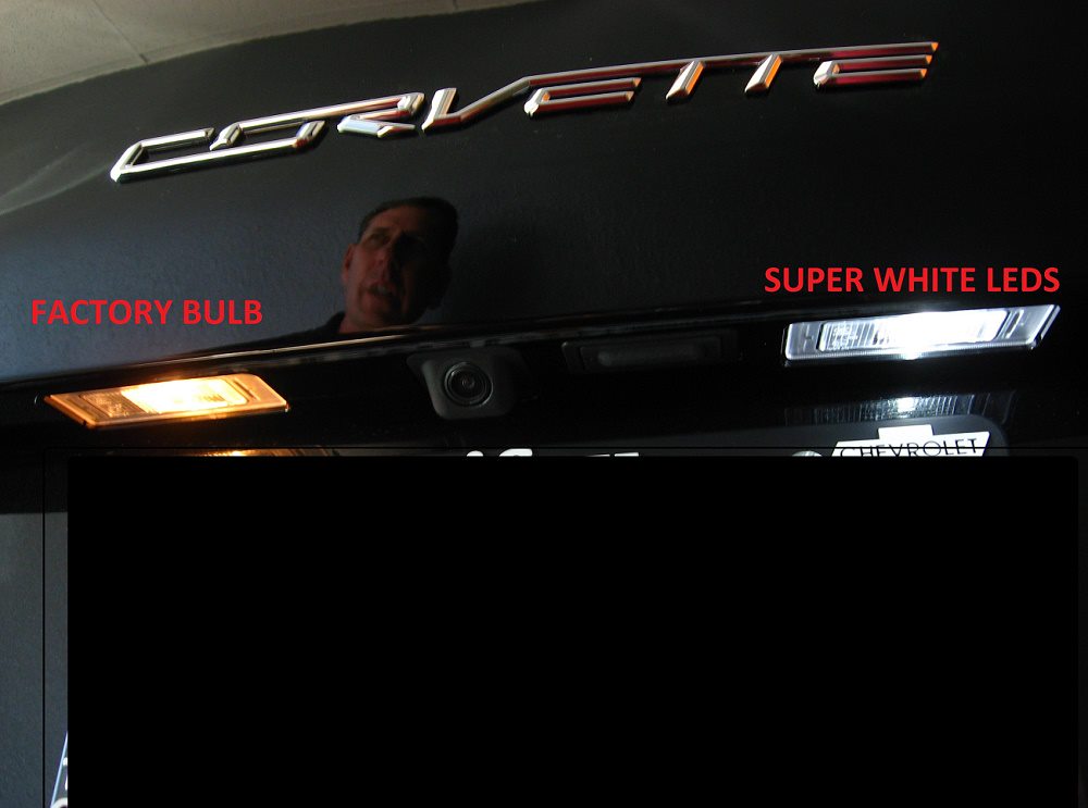 C6 Corvette License Plate Lights - White LED | Corvette Store Online