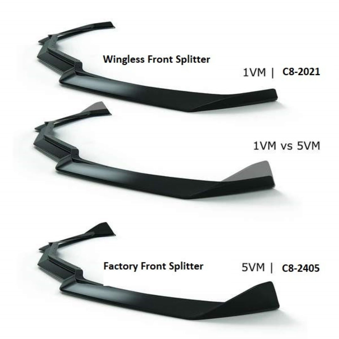 C8 Corvette Custom Front Lip Splitter | Corvette Store Online