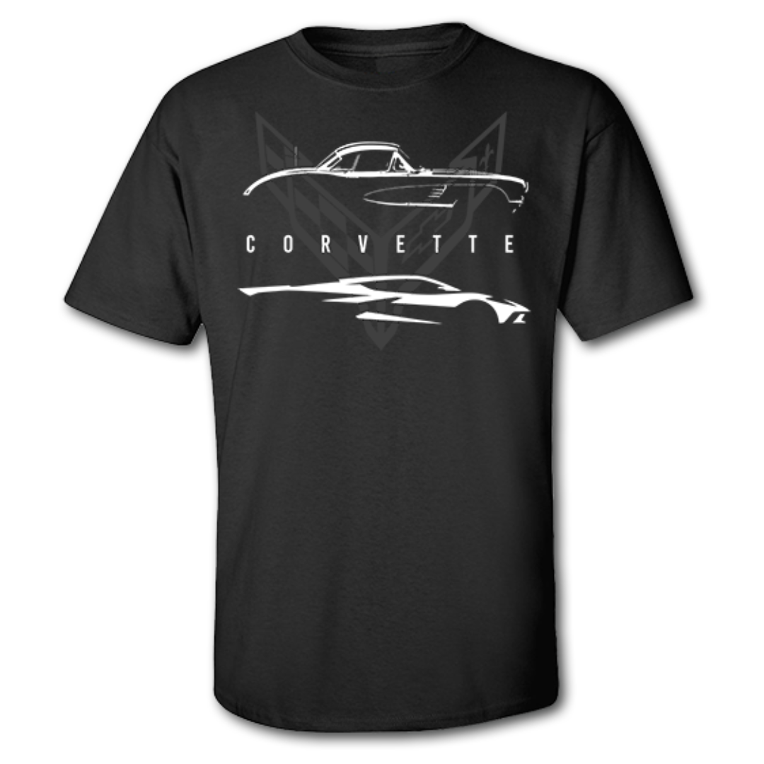 C8 Corvette Classic & Current T-Shirt | Corvette Store Online