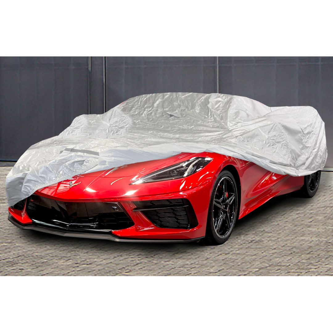 C8 Corvette Car Cover and OC Sun Shade Bundle | Corvette Store Online