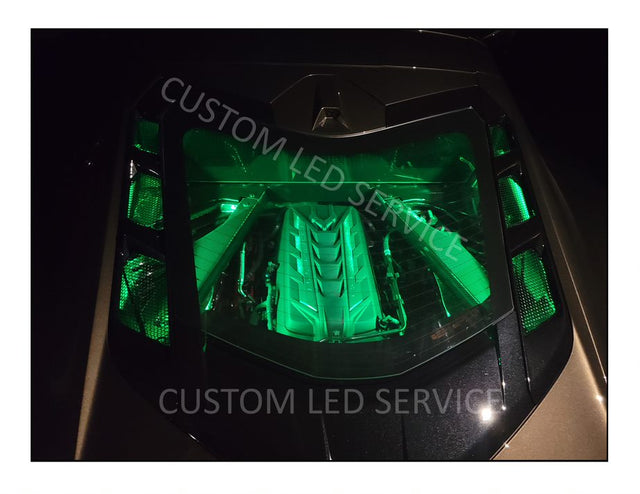 C8 Corvette Engine Bay Custom LED Lighting Kit | Corvette Store Online
