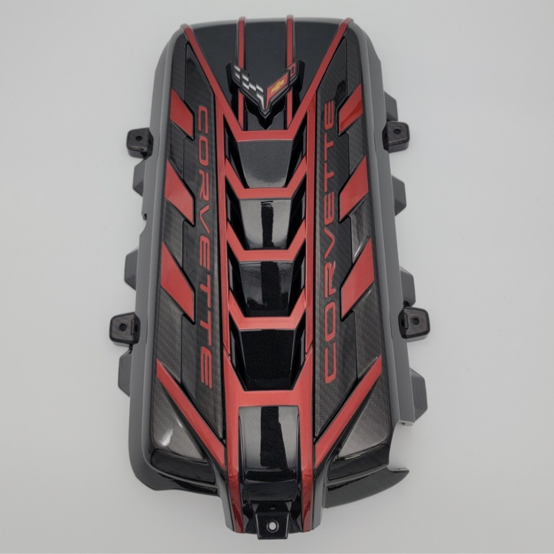 C8 Corvette Red Mist Premium Engine Cover | Corvette Store Online