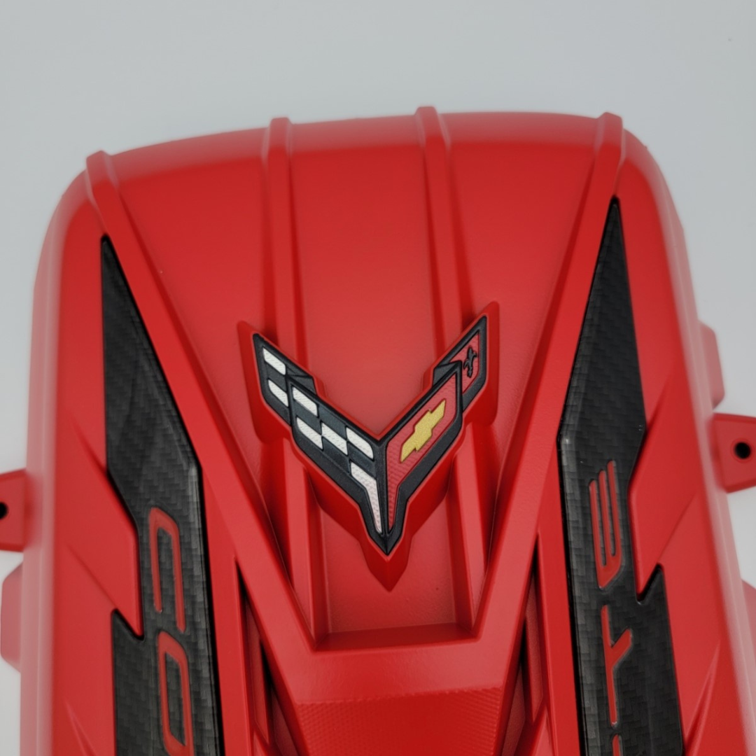 C8 Corvette Torch Red Engine Cover | Corvette Store Online