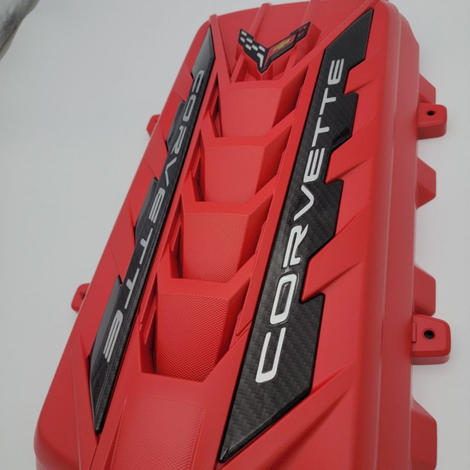 C8 Corvette Torch Red Engine Cover | Corvette Store Online