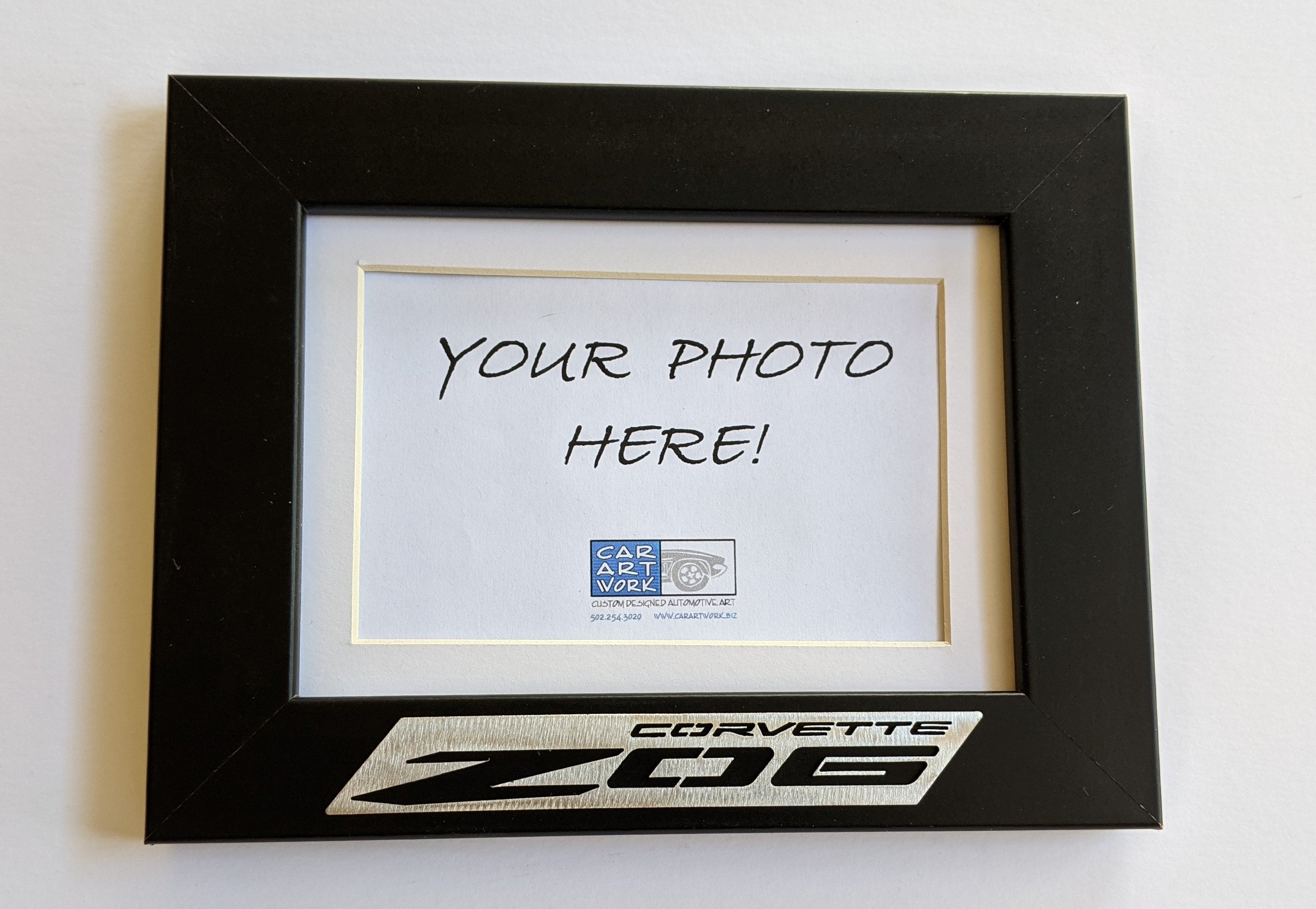 C8 Corvette Z06 Emblem Picture Frame | Corvette Store Online