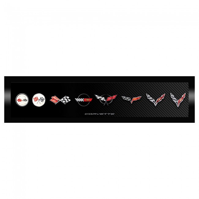 Corvette C1 - C8 Emblem Framed Print | Corvette Store Online