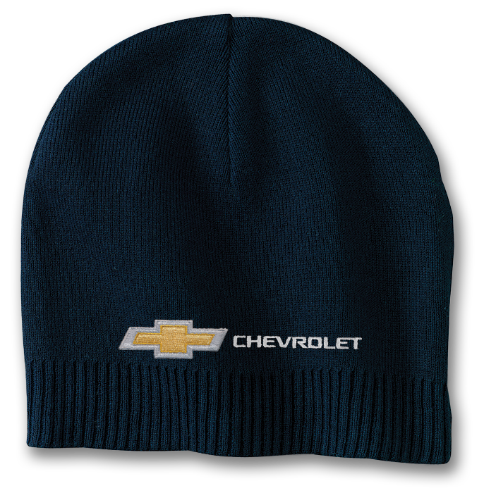 Classic Chevrolet Gold Bowtie Beanie | Corvette Store Online
