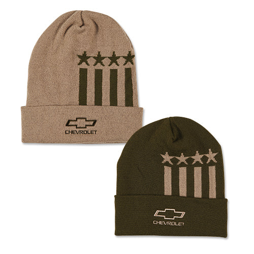 Chevrolet Bowtie Stars and Stripes Beanie | Corvette Store Online