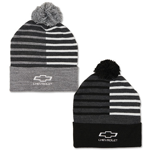 Chevy Bowtie Half Color Beanie / Stocking Cap | Corvette Store Online