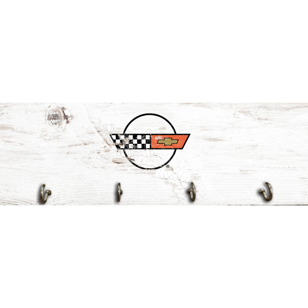 C4 Corvette Wooden Key Rack | Corvette Store Online
