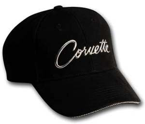 Corvette C2 Liquid Metal Black Hat / Cap | Corvette Store Online