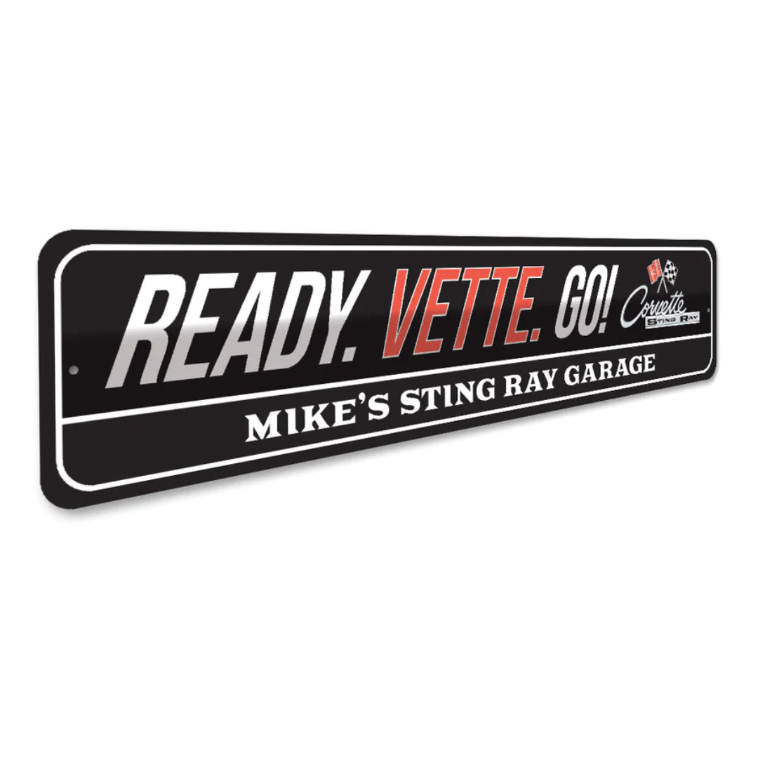Ready Vette Go Sign | Corvette Store Online